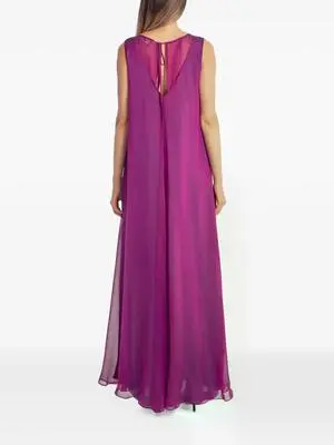 IRINA SCHROTTER Ruffled Sequin-embellished Maxi Dress