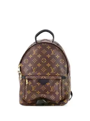 LOUIS VUITTON Palm Springs Monogram Canvas Pm Backpack - Brown