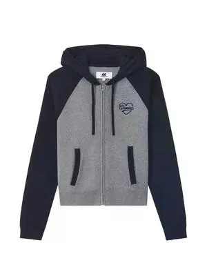 CHOCOOLATE Ribbed-knit Raglan-sleeve Hoodie