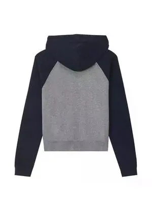 CHOCOOLATE Ribbed-knit Raglan-sleeve Hoodie
