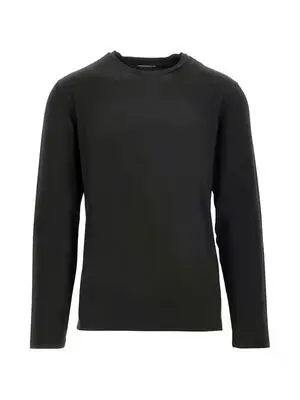 EA7 Logo-embroidered Long-sleeve T-shirt - Black