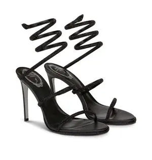 Rene Caovilla Embellished Strappy Heeled Sandals