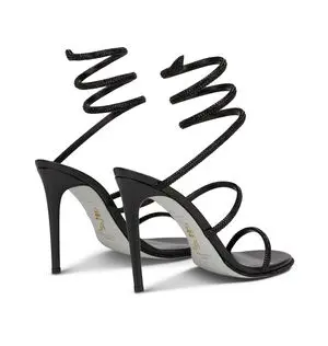Rene Caovilla Embellished Strappy Heeled Sandals