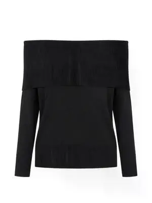 Max Mara Rivetto Off-shoulder Sweater