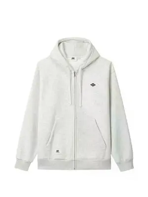 CHOCOOLATE Logo-patch Zip-up Hoodie - Grey