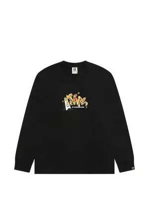 AAPE BY *A BATHING APE Graphic-print Long-sleeve T-shirt