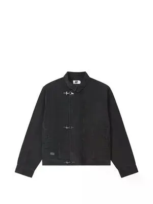 Izzue Panelled Denim Jacket - Black