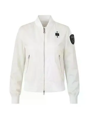 BLAUER. Laurie Bomber Jacket With Logo Plaque