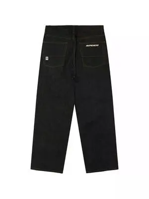 AAPE BY *A BATHING APE Logo-patch Straight-leg Jeans