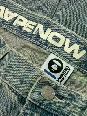 AAPE BY *A BATHING APE Logo-embroidered Straight-leg Jeans