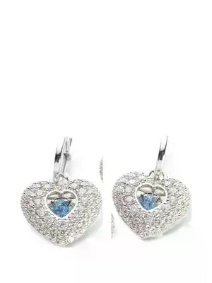 SWAROVSKI Idyllia Heart Crystal Earrings