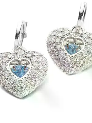 SWAROVSKI Idyllia Heart Crystal Earrings
