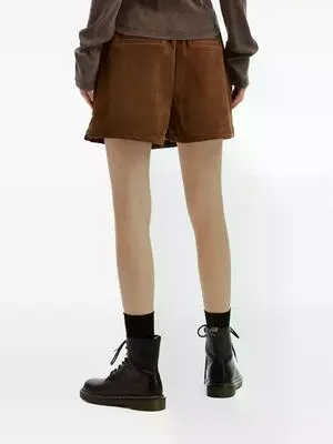 MUSIUM DIV. Layered Check-print Mini Shorts