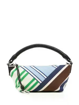Loewe Striped Woven Tote Bag