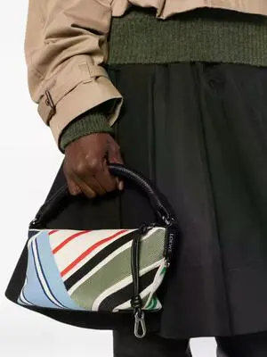Loewe Striped Woven Tote Bag