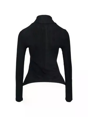 MELITTA BAUMEISTER Ribbed-knit Asymmetric Sweater