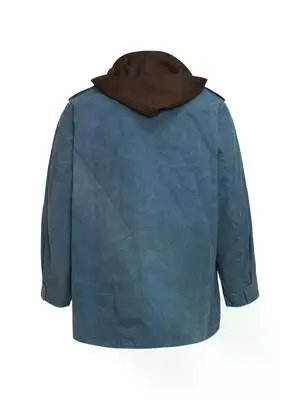 Yohji Yamamoto Hooded Ripstop Coat
