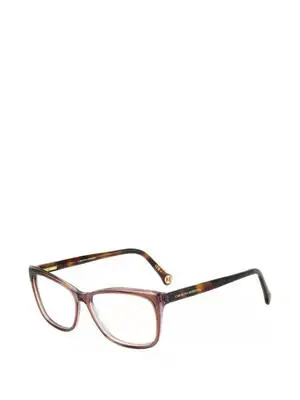 Carolina Herrera Tortoiseshell-effect Cat-eye Glasses - Brown