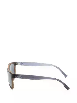 Armani Exchange Tortoiseshell-effect Polarized Sunglasses - Brown
