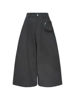 MELITTA BAUMEISTER Pouch-detail Wide-leg Trousers - Black
