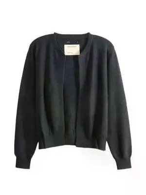 Frenckenberger Fine-knit Open-front Cardigan