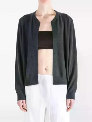 Frenckenberger Fine-knit Open-front Cardigan