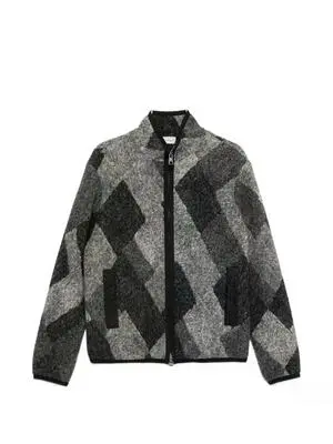 Moncler Argyle-check-pattern Zip-up Jacket