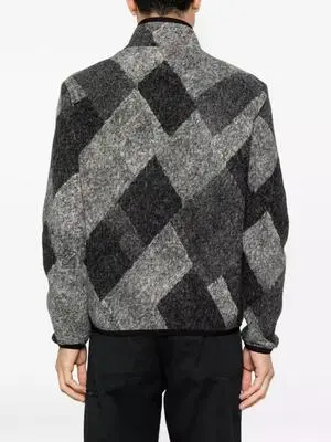 Moncler Argyle-check-pattern Zip-up Jacket