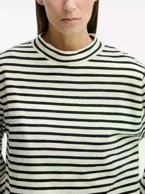 Marc O'polo Striped Mock-neck Top