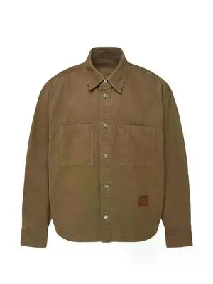 WOOYOUNGMI Logo-patch Button-up Shirt