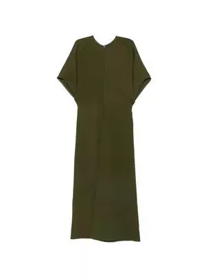 Victoria Beckham Eleanor Short-sleeve Midi Dress