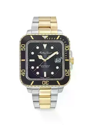 MATHEY TISSOT Vintage Square-faced 40mm Watch - Black