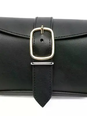 Paul Smith Buckle-detail Leather Shoulder Bag - Black