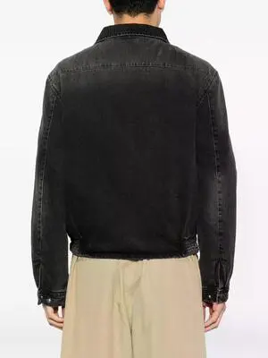 ARTE ANTWERP Logo-embroidered Denim Jacket