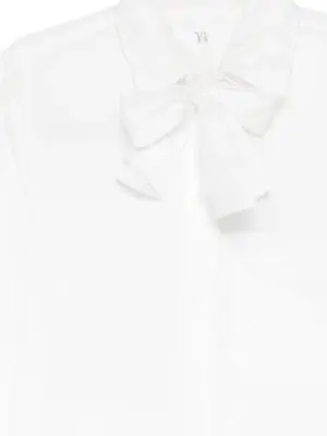 Y’s Bow-detail Long-sleeve Shirt