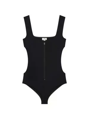 COURREGES Cut-out Zip-up Bodysuit