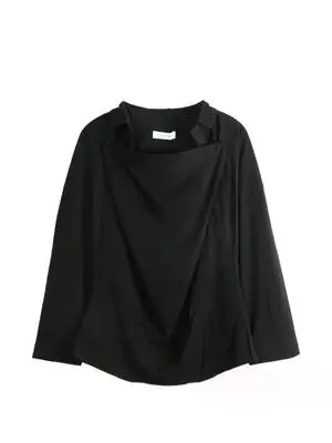 KIKO KOSTADINOV Draped-panel Long-sleeve Shirt