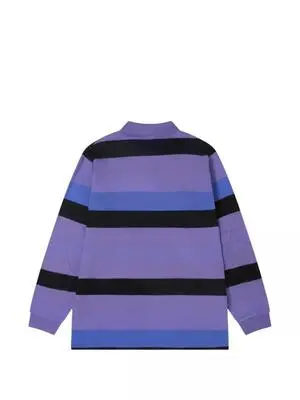 ERL Striped Long-sleeve Polo Shirt