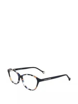 Carolina Herrera Tortoiseshell-effect Round-frame Glasses - Brown