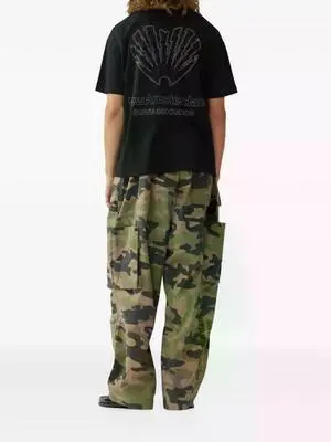 NEW AMSTERDAM SURF ASSOCIATION Embroidered Logo Crewneck T-shirt