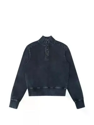 ENTIRE STUDIOS Button-placket Sweater - Blue