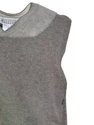 MAISON MARGIELA Contrast-panel Button-fastening Vest