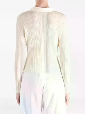 Issey Miyake Monthly Colours August Pleated Zip-up Jacket