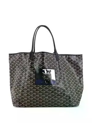 Goyard Saint Louis Printed Coated Canvas Gm Tote Bag - Black