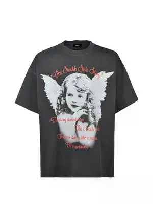 BREATH Angel Graphic-print T-shirt - Grey