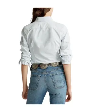 Polo Ralph Lauren Striped Button-down Shirt With Embroidered Pony Logo