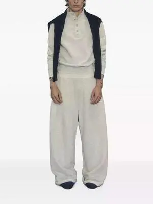 ENTIRE STUDIOS Button-up High-neck Sweater
