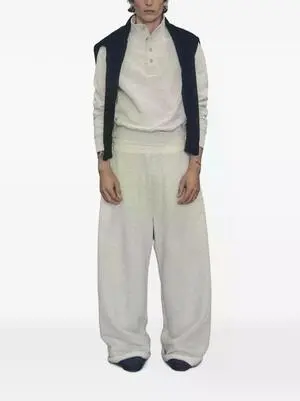 ENTIRE STUDIOS High-neck Button-up Sweater - Grey