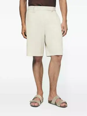 DOMAINE DES ARTISTES Beige Elasticated Waistband Shorts