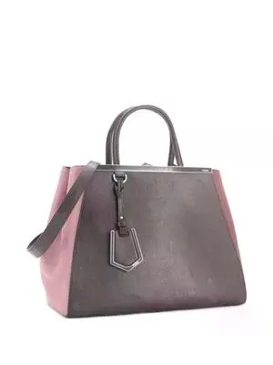Fendi 2jours Leather Medium Tote Bag